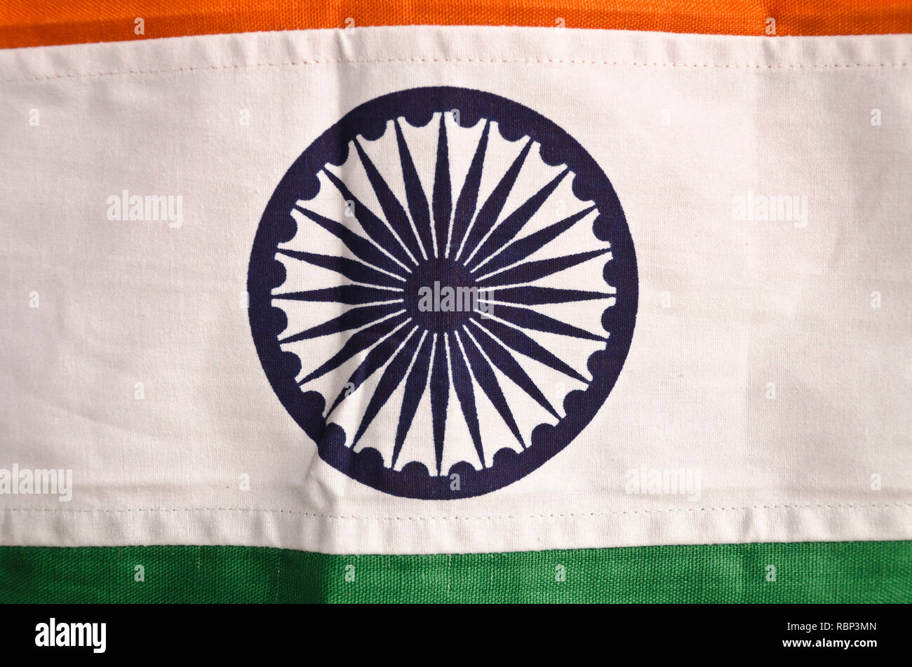 Ashoka chakra on flag of India, India, Asia Stock Photo - Alamy