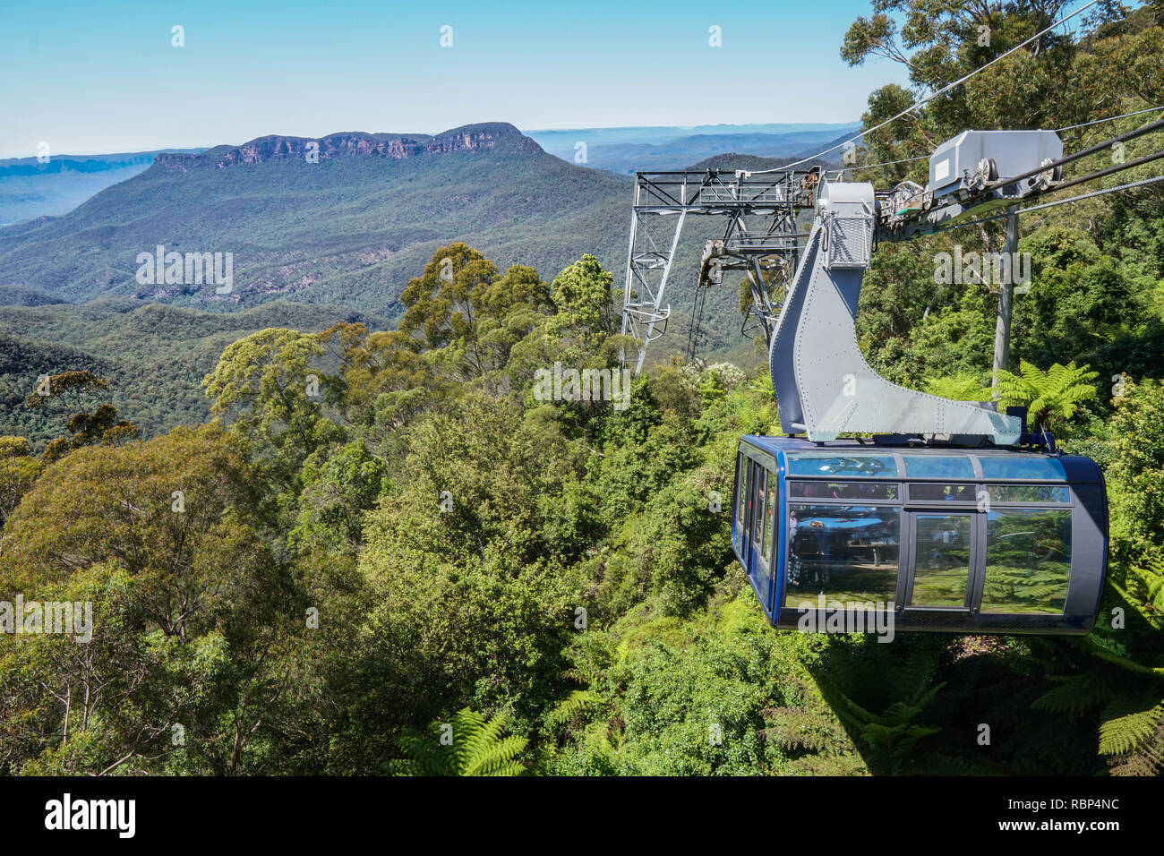 Blue Mountains Three Sisters Cable High Resolution Stock Photography ...