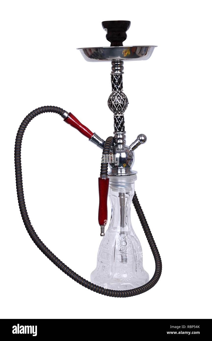 Silver water hook with a clear water tank Stock Photo - Alamy