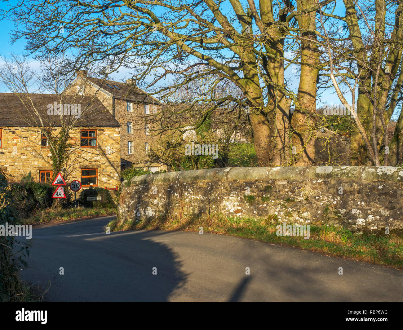 Old mill thoralby hi-res stock photography and images - Alamy