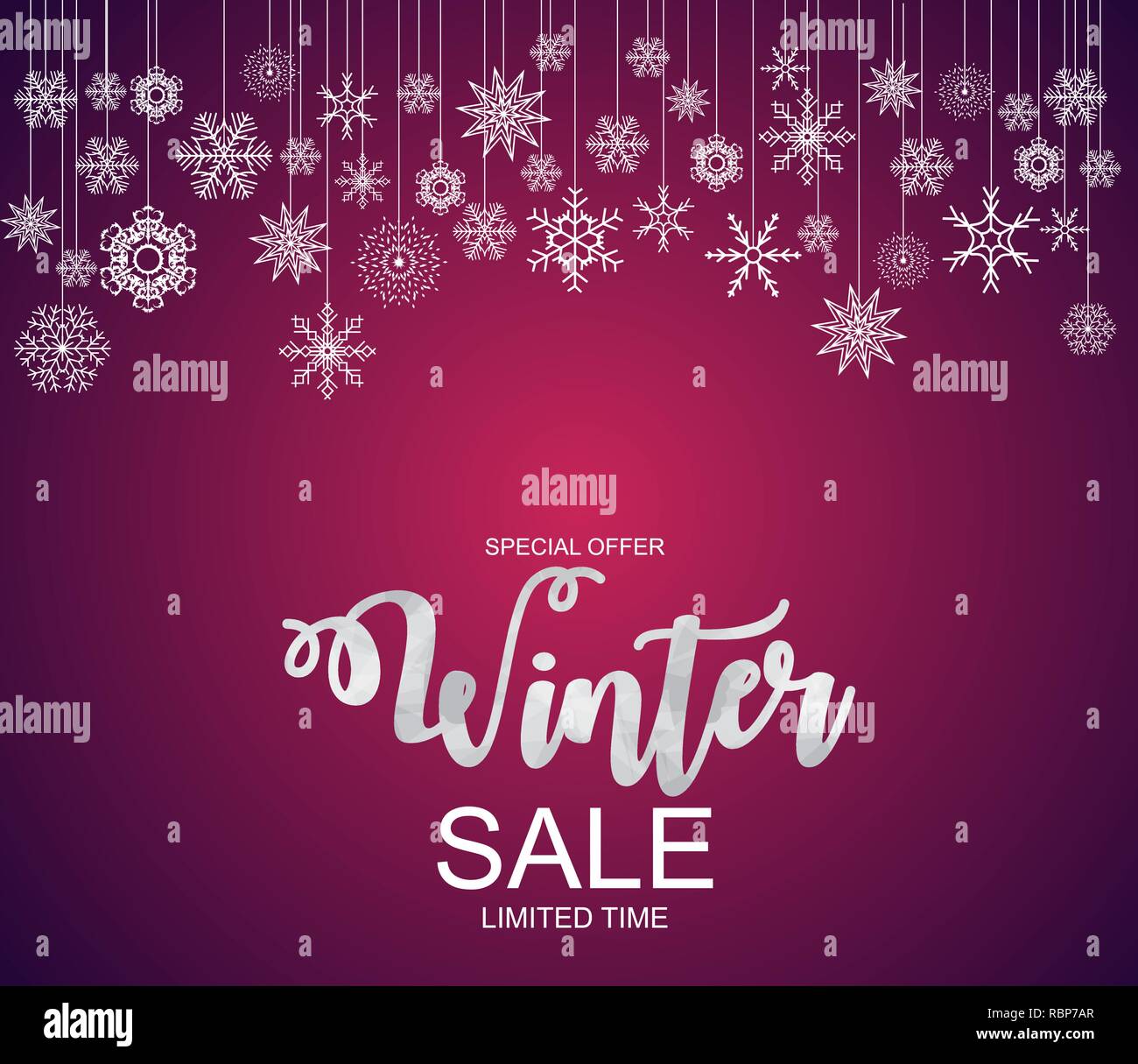 Winter Sale Background Special Offer Banner Background for Business and ...