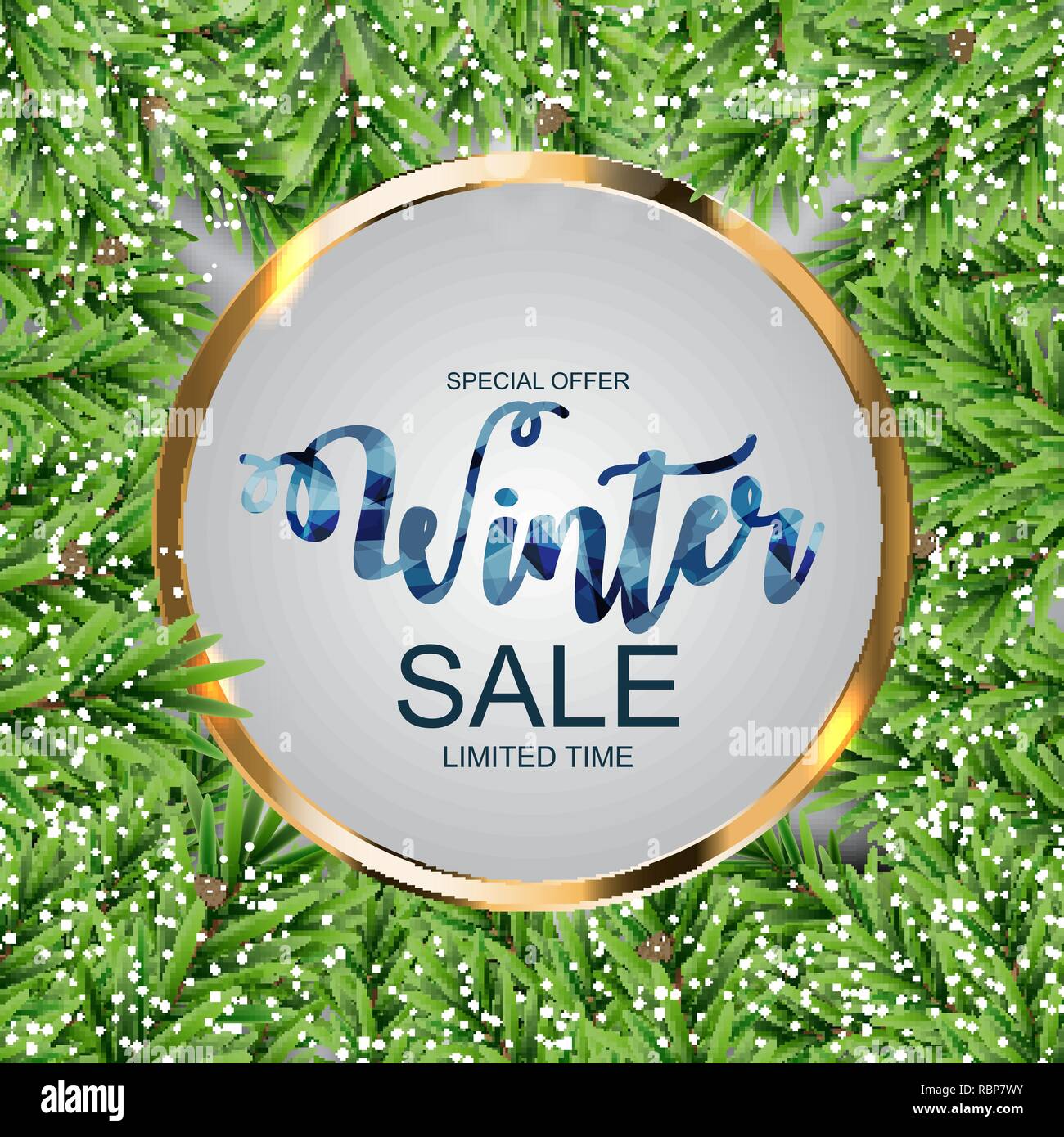 Winter Sale Background Special Offer Banner Background for Business and ...