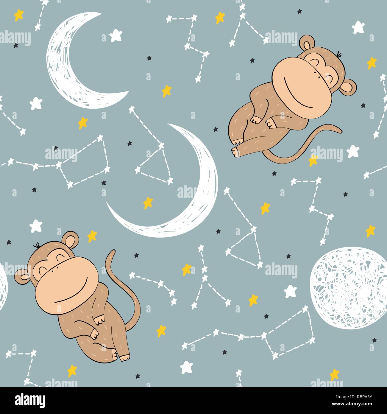 Monkey Moon High Resolution Stock Photography and Images - Alamy