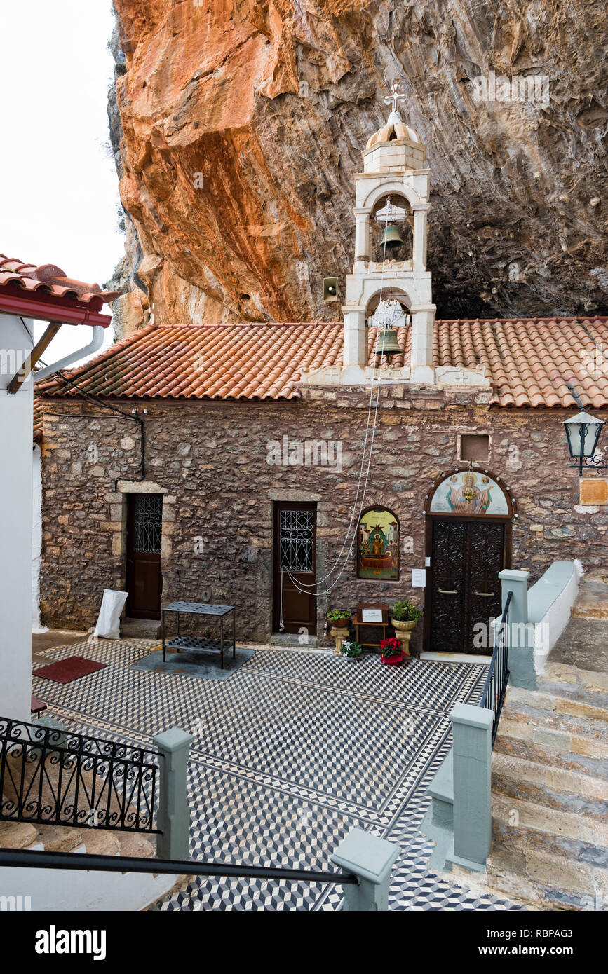 The church of the historical Monastery of Panagia Elona, dedicated to ...