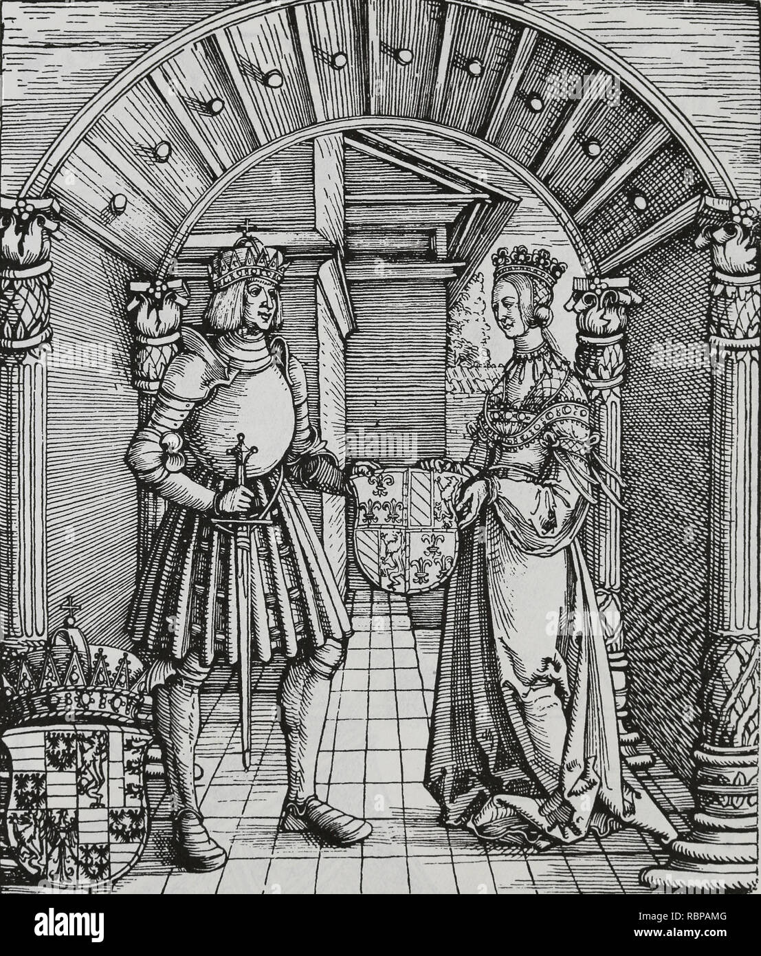 Marriage of mary of burgundy hi-res stock photography and images - Alamy