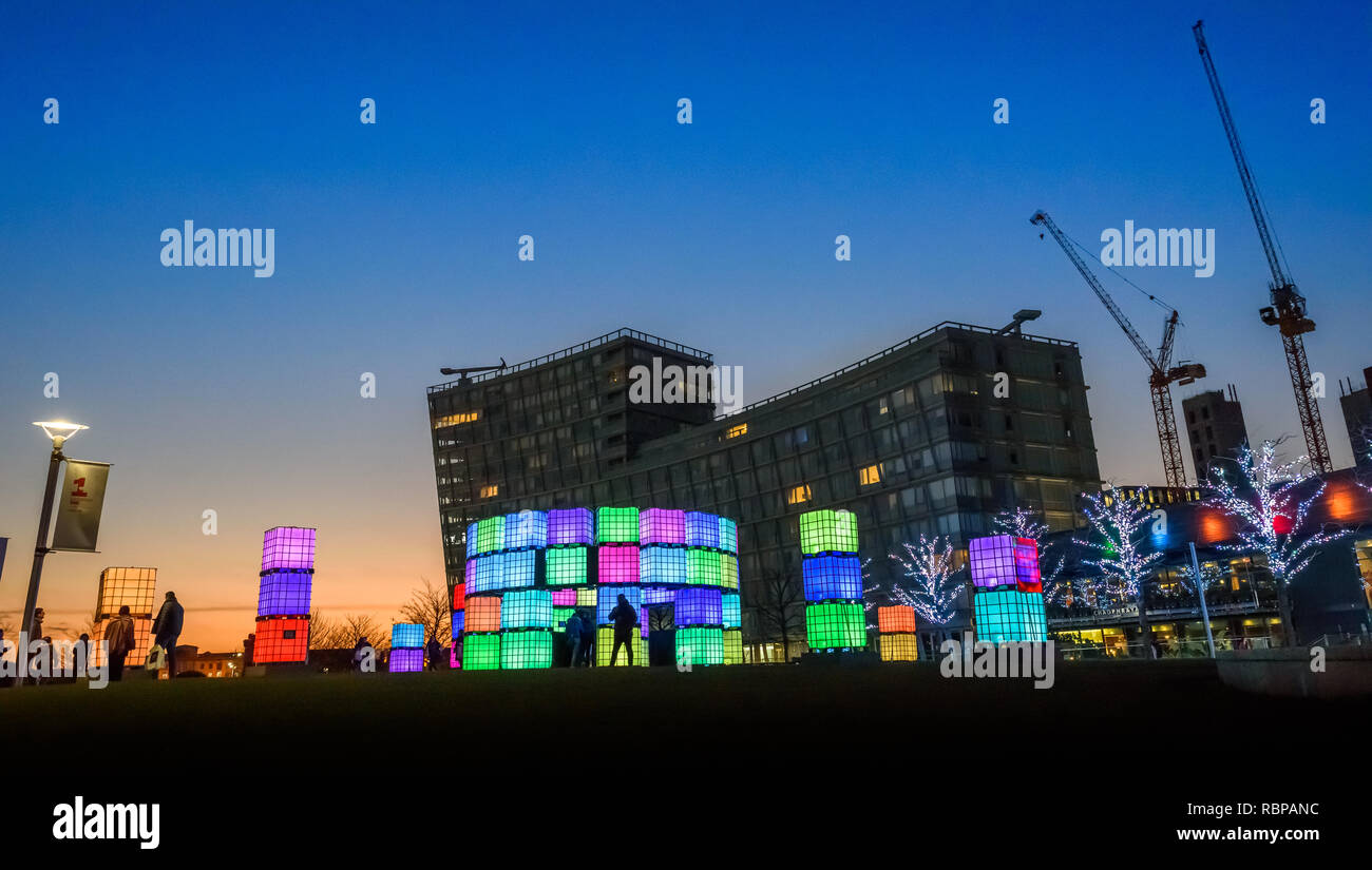 Polaris - the light installation containing computer-controlled LED ...