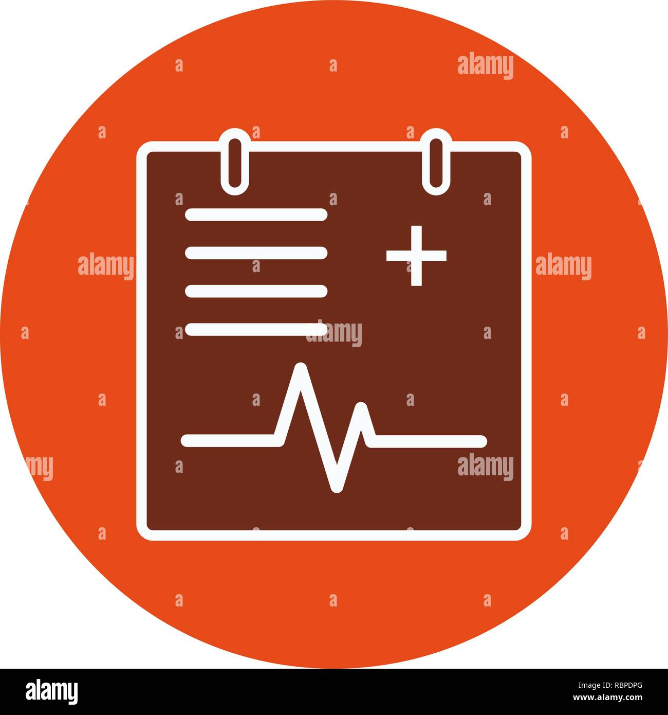 Vector Medical Chart Icon Stock Vector Image & Art - Alamy