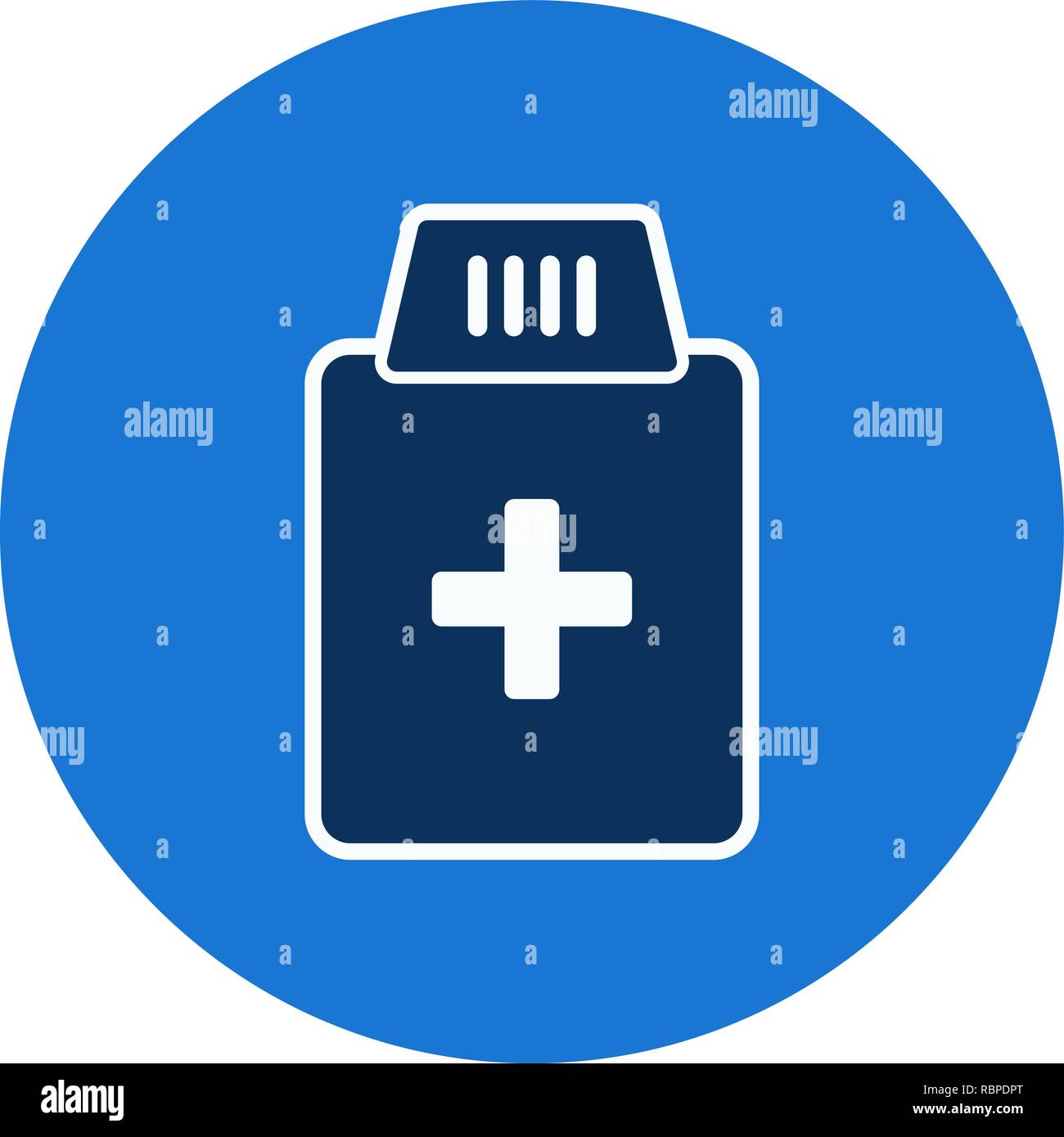 Vector Medicine Bottle Icon Stock Vector Image & Art - Alamy