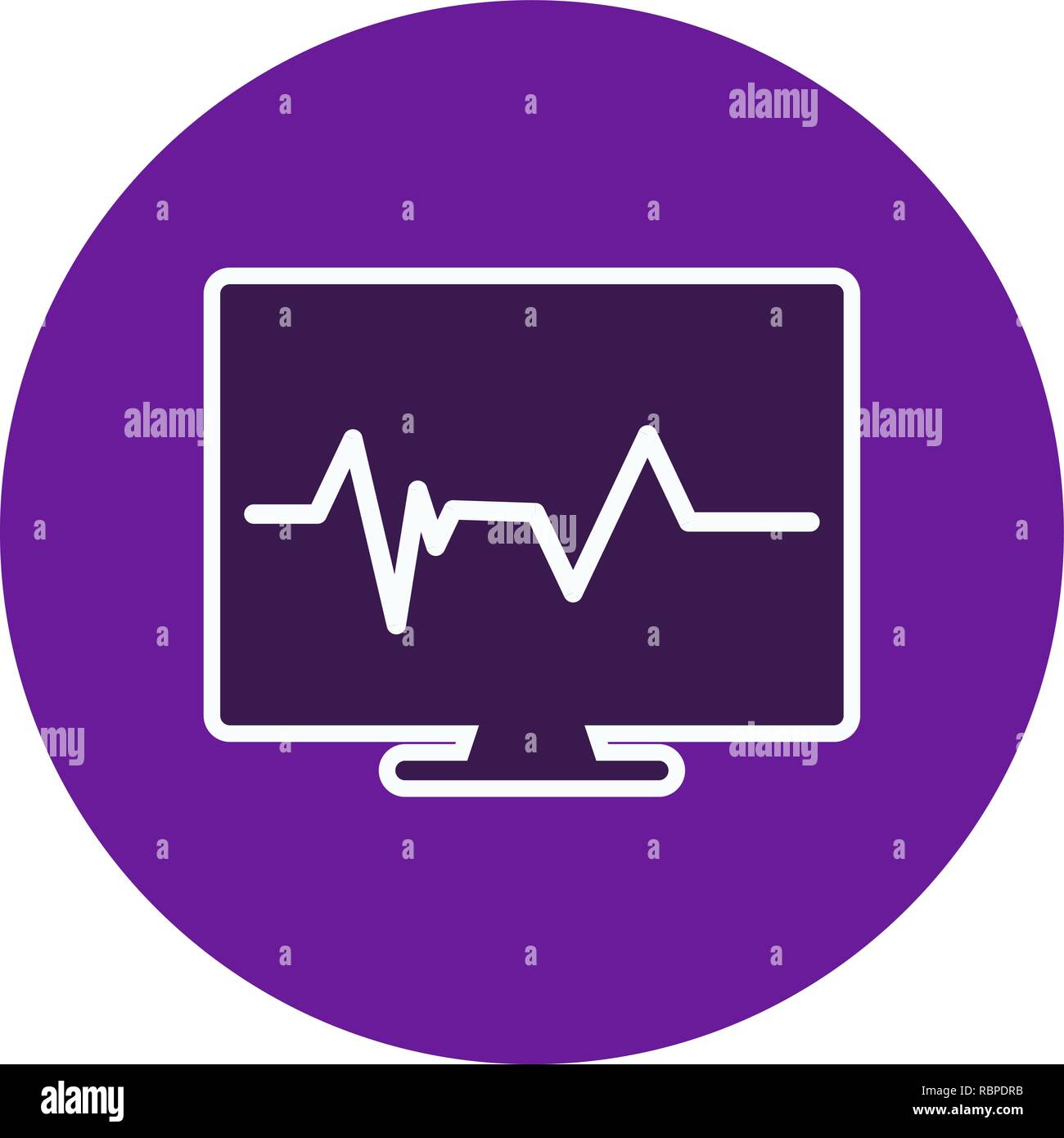 Vector Pulse Icon Stock Vector Image & Art - Alamy