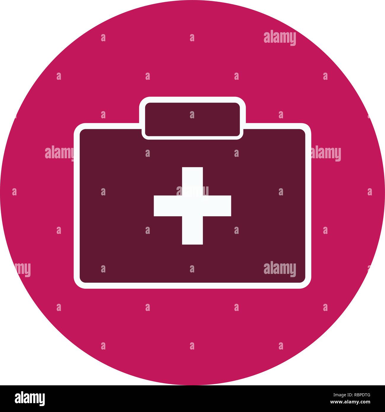 Vector First Aid Box Icon Stock Vector Image & Art - Alamy