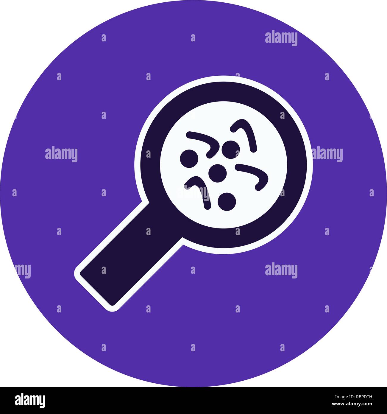 Vector Bacteria Icon Stock Vector Image & Art - Alamy