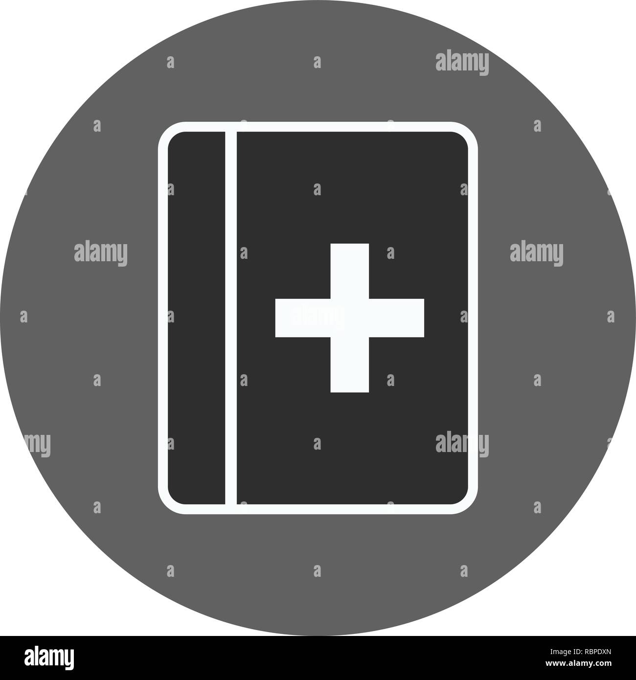 Vector Medical Book Icon Stock Vector Image & Art - Alamy