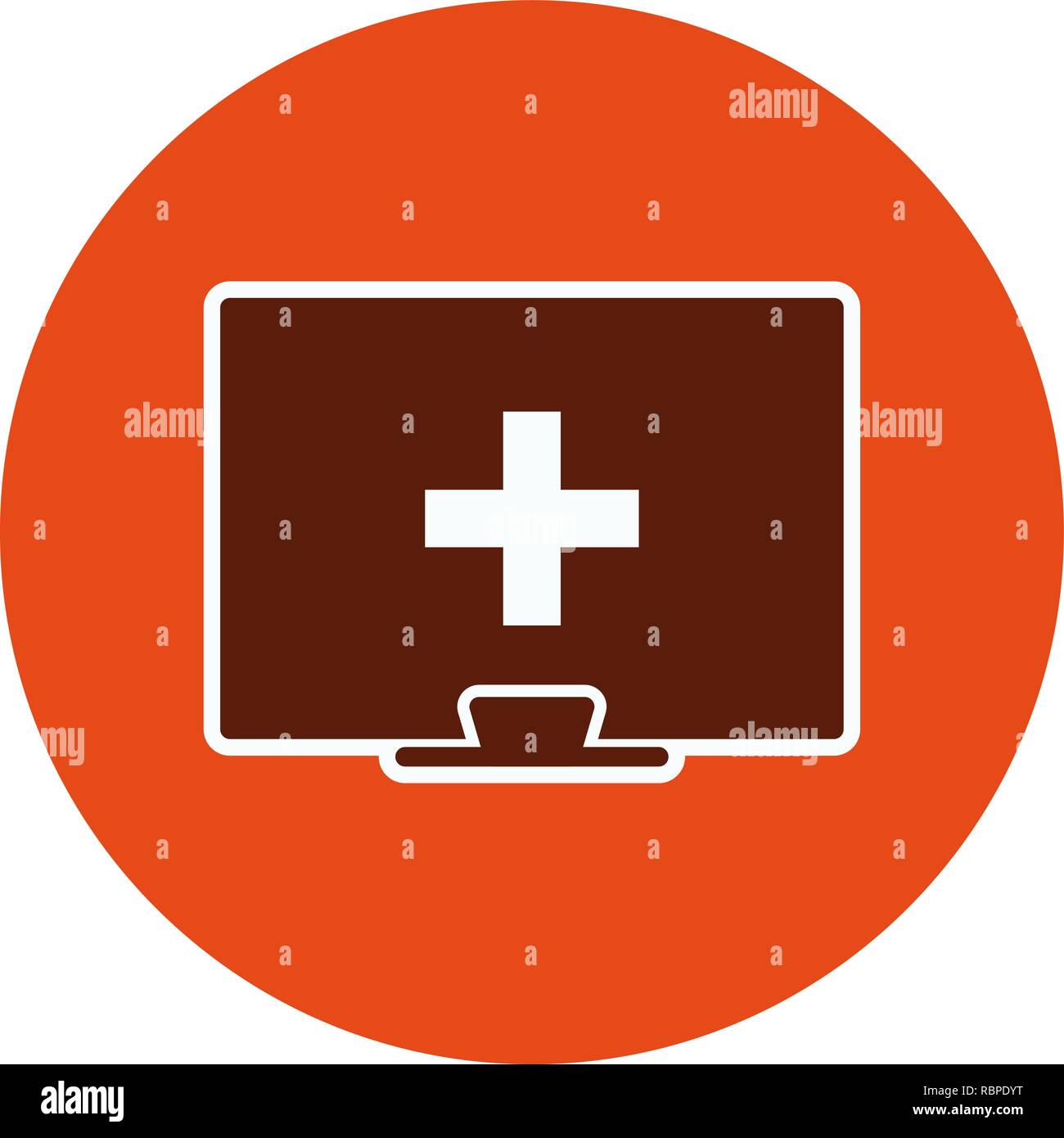 Vector Online Medical Help Icon Stock Vector Image & Art - Alamy