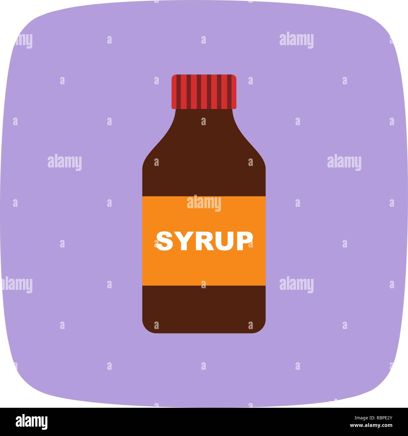 Vector Syrup Icon Stock Vector Image & Art - Alamy