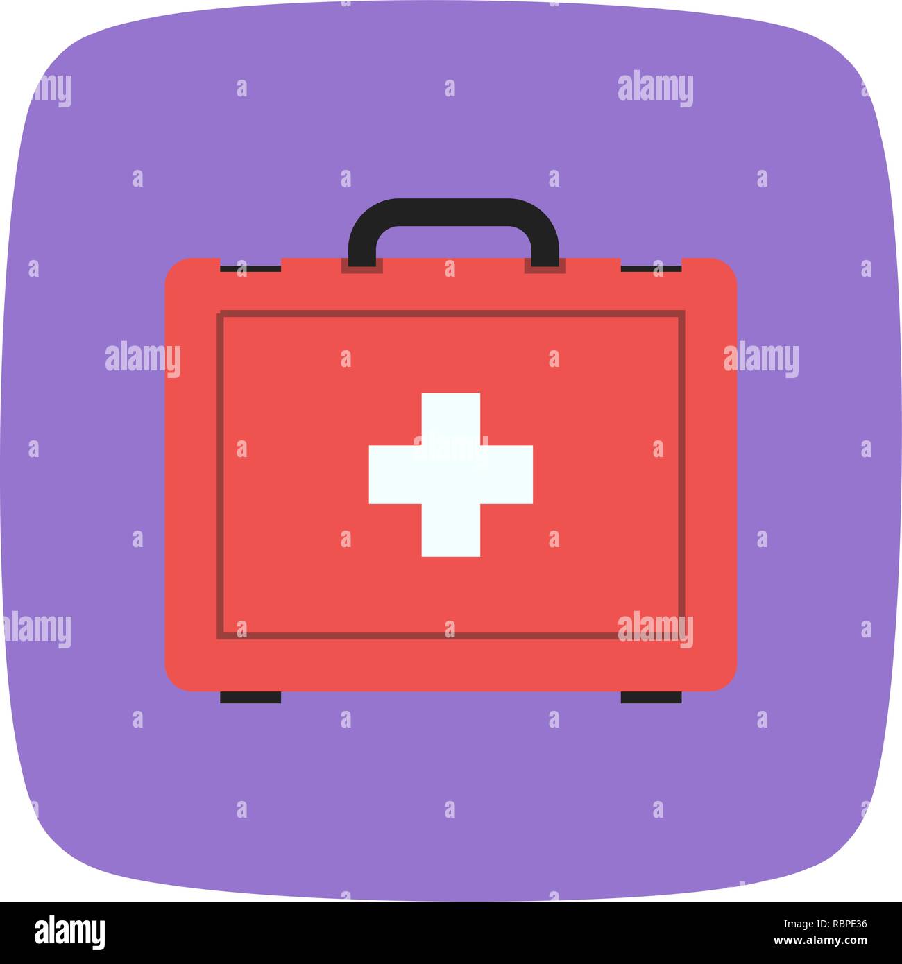 Vector First Aid Box Icon Stock Vector Image & Art - Alamy