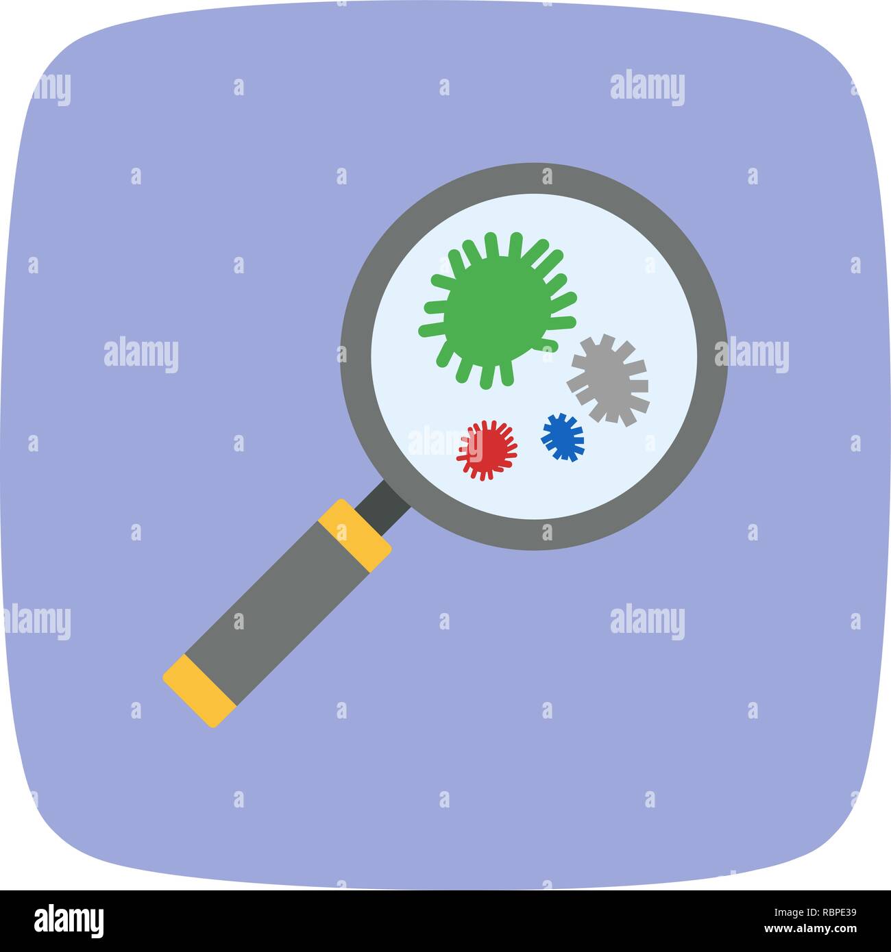Vector Bacteria Icon Stock Vector Image & Art - Alamy