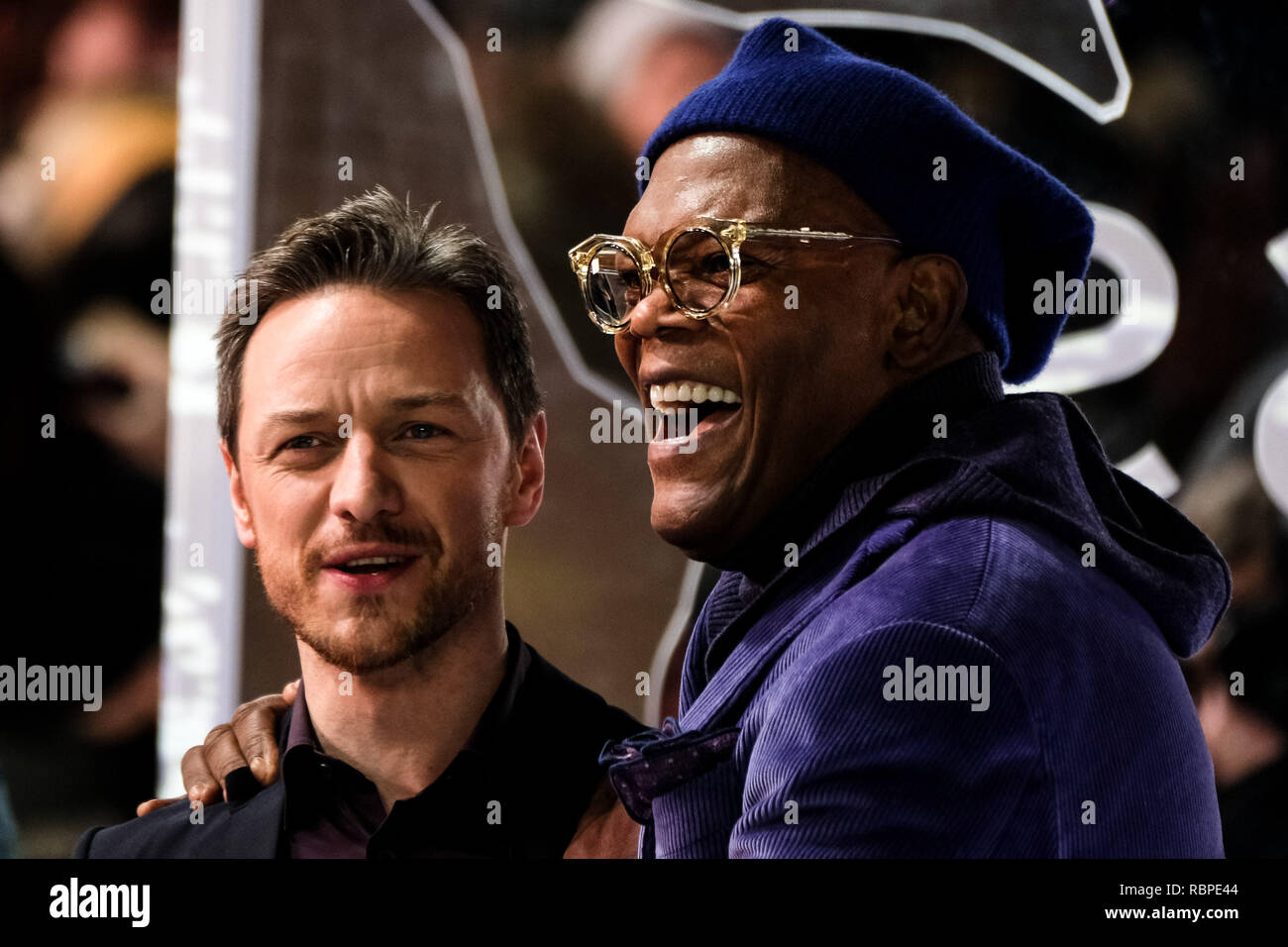 Samuel L. Jackson at the UK Premiere of GLASS on Wednesday 9 January ...