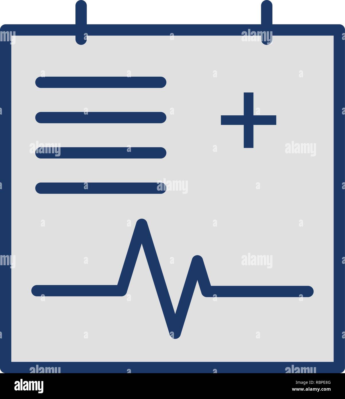 Vector Medical Chart Icon Stock Vector Image & Art - Alamy