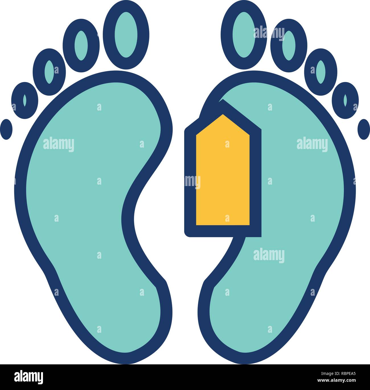 Vector Toe Tag Icon Stock Vector Image & Art - Alamy