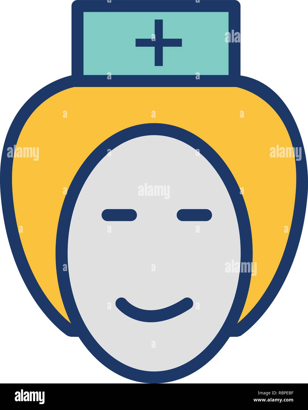 Vector Nurse Icon Stock Vector Image & Art - Alamy