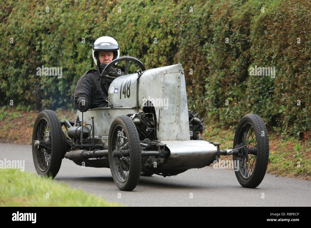 Spider a 'Shelsley special' racing car in action at Shelsley Walsh ...