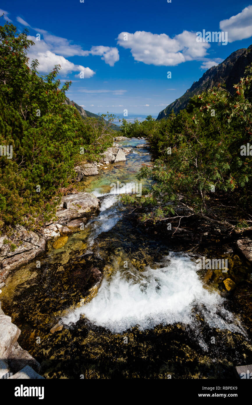 Beautiful Velka Studena Dolina - in slovakian High Tatra mountains ...
