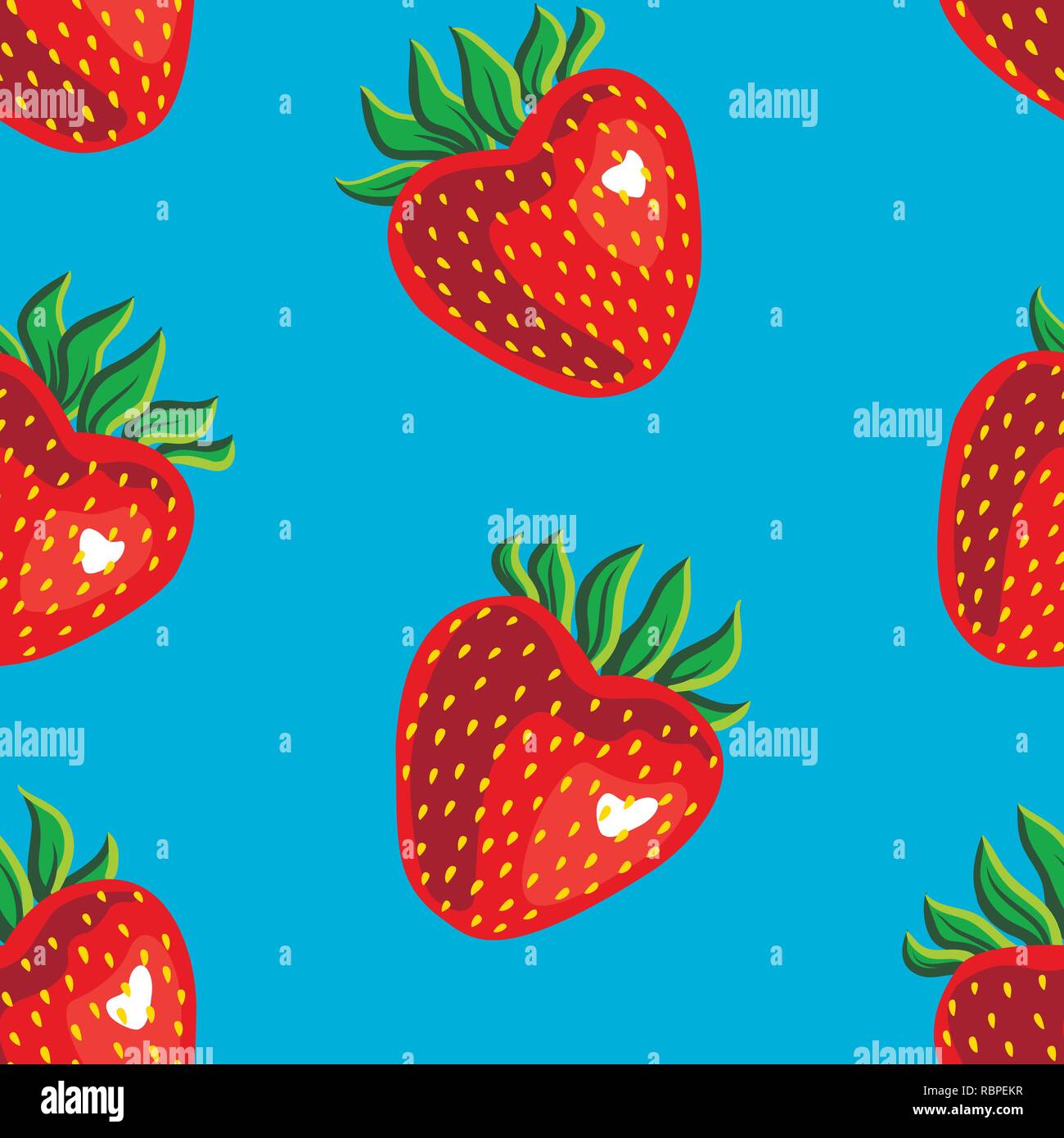 Luscious strawberry Stock Vector Images - Alamy