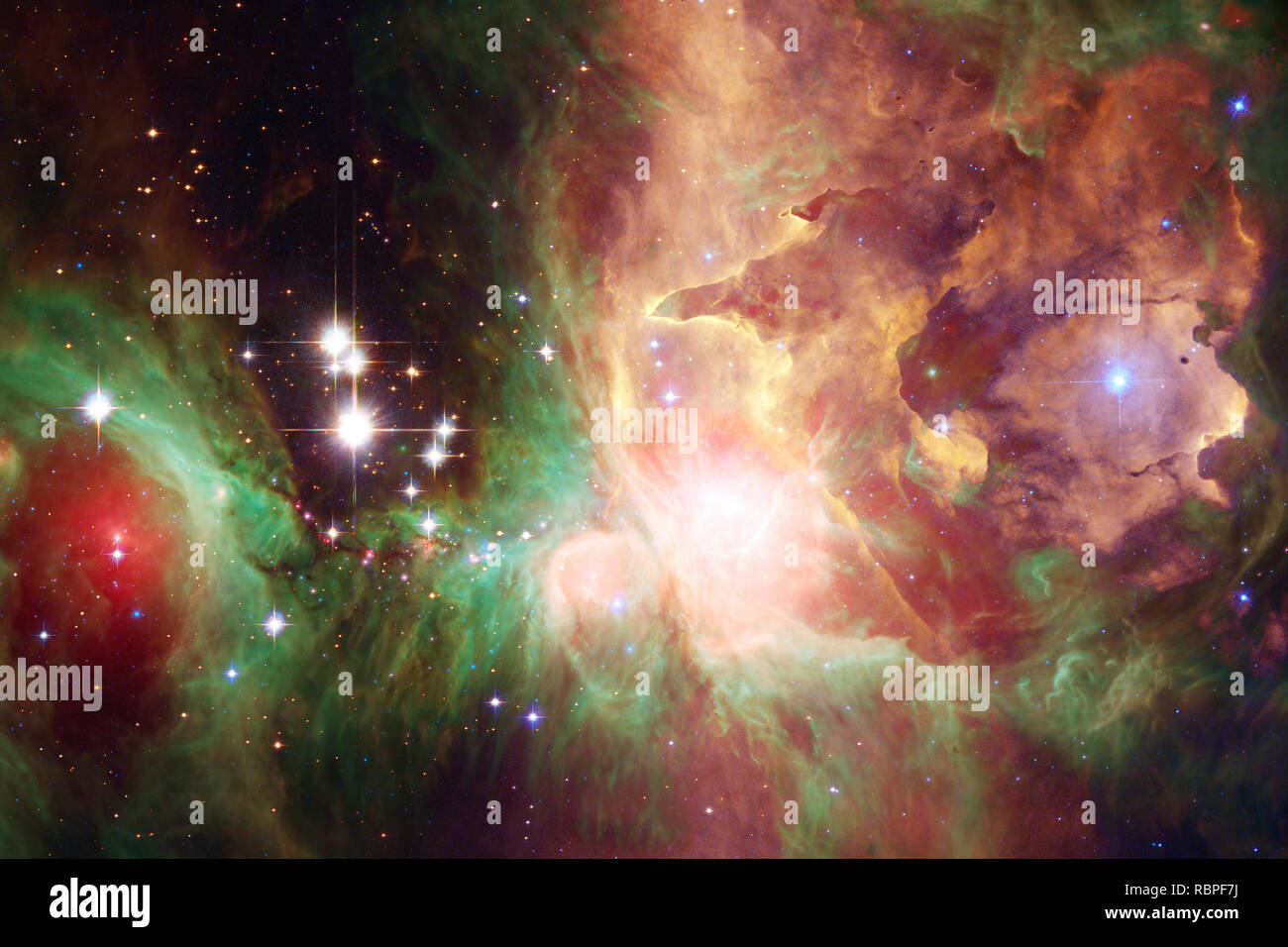 Beauty of outer space. Science fiction wallpaper. Elements of this ...