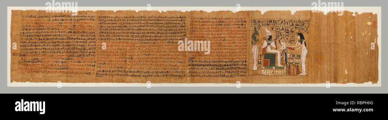 Book of the dead papyrus hi-res stock photography and images - Alamy