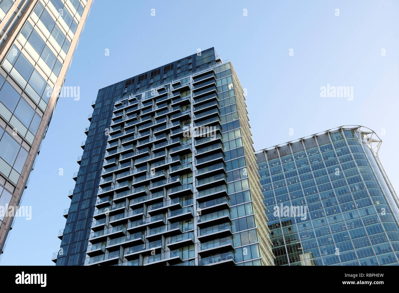 Apartment building balconies uk hi-res stock photography and images - Alamy