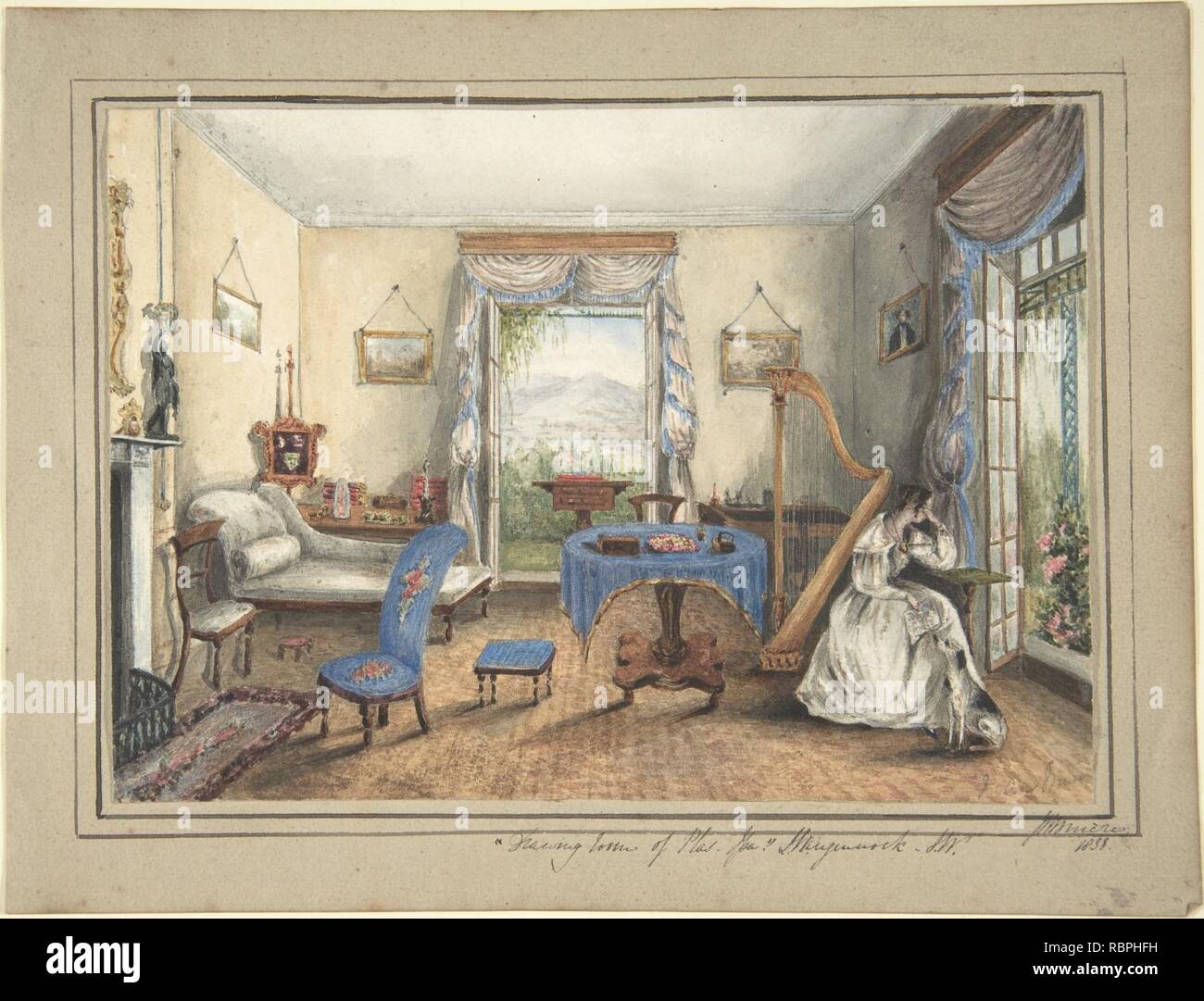 Drawing room of the plas hi-res stock photography and images - Alamy