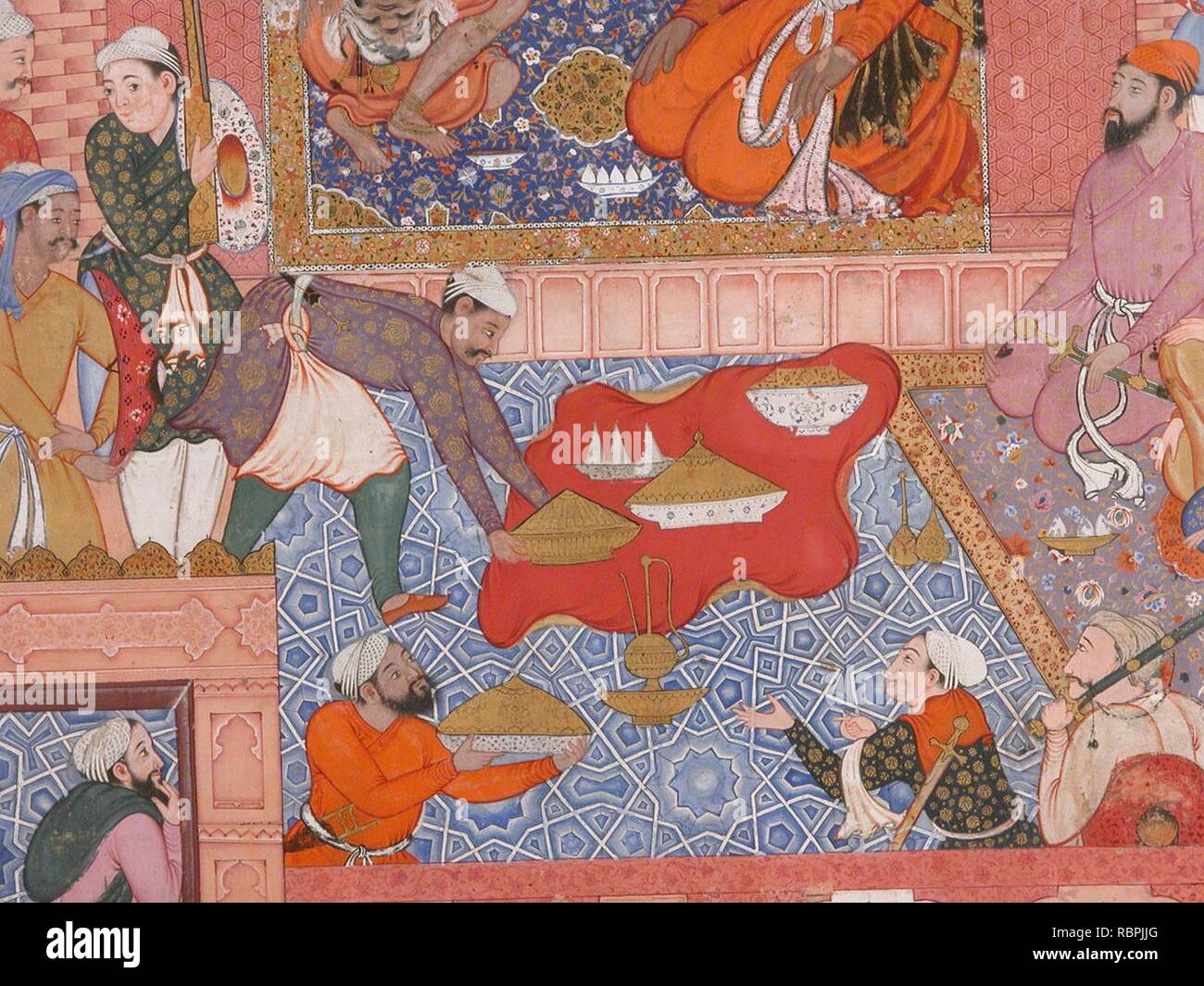 Folio from hamzanama adventures of hamza image of hi-res stock ...