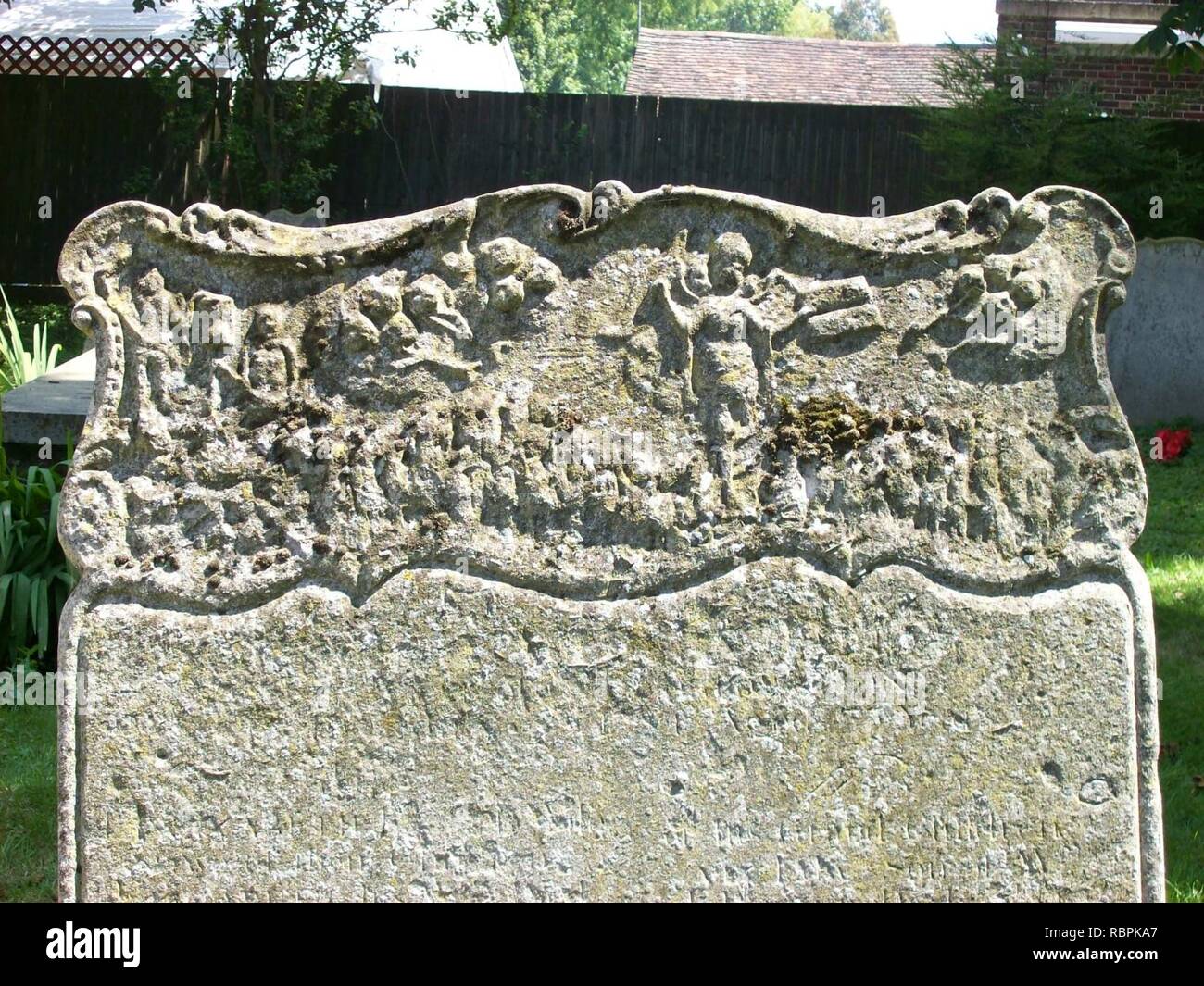 ‘Resurrecton‘ headstone, Queenborough 01 Stock Photo - Alamy