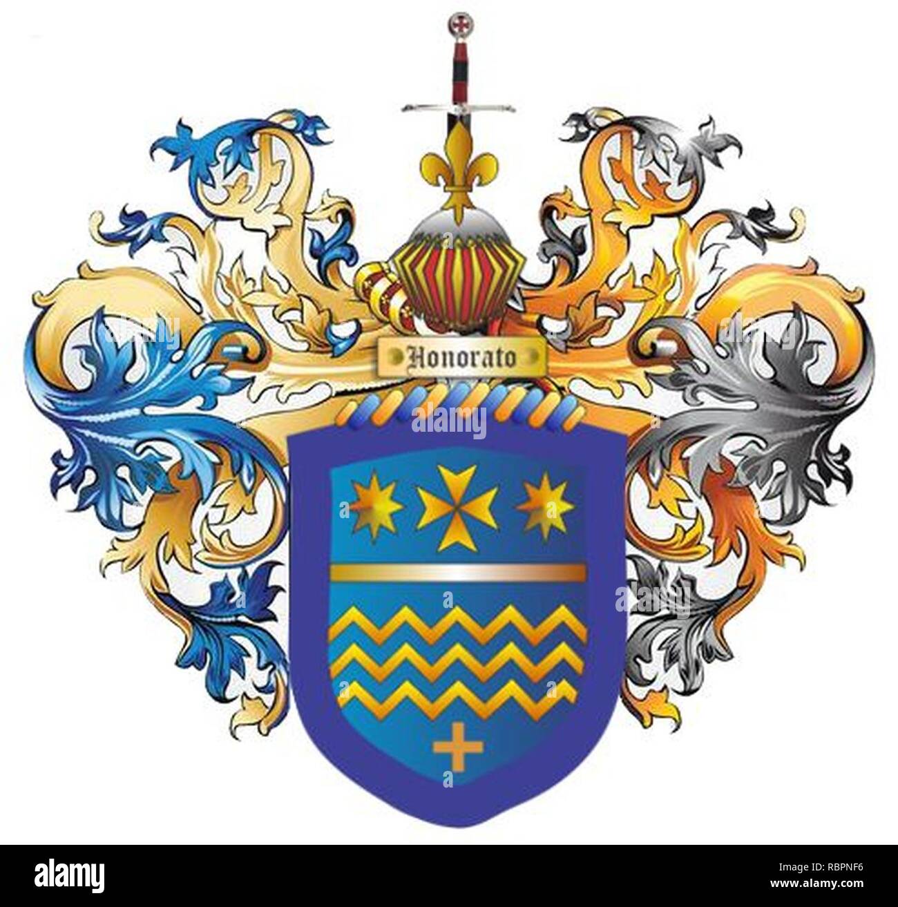 001- Brasão da Família Honorato de Roma - brasao-da-familia-honorato-de ...