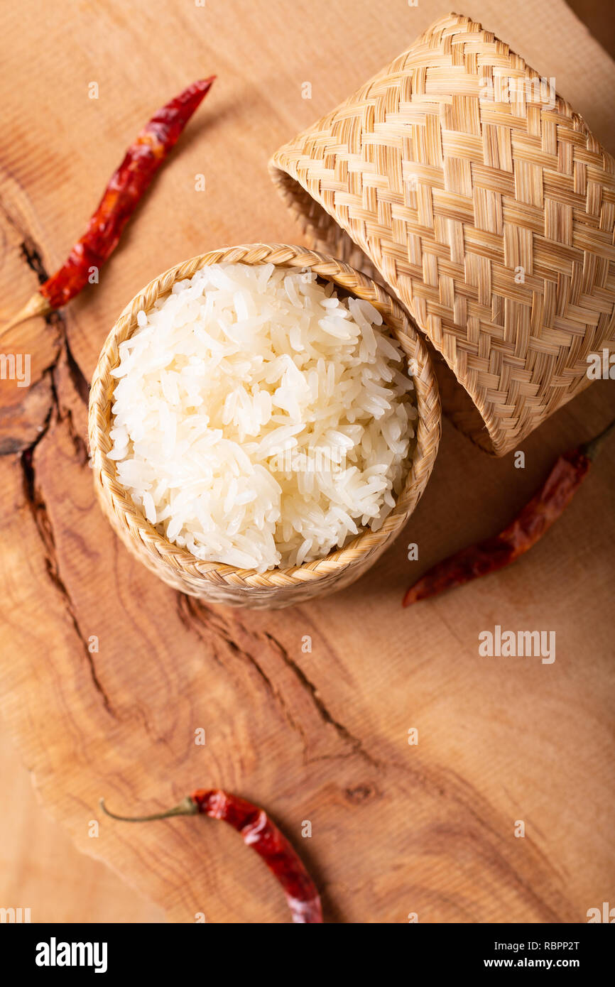 Sticky rice basket hi-res stock photography and images - Alamy