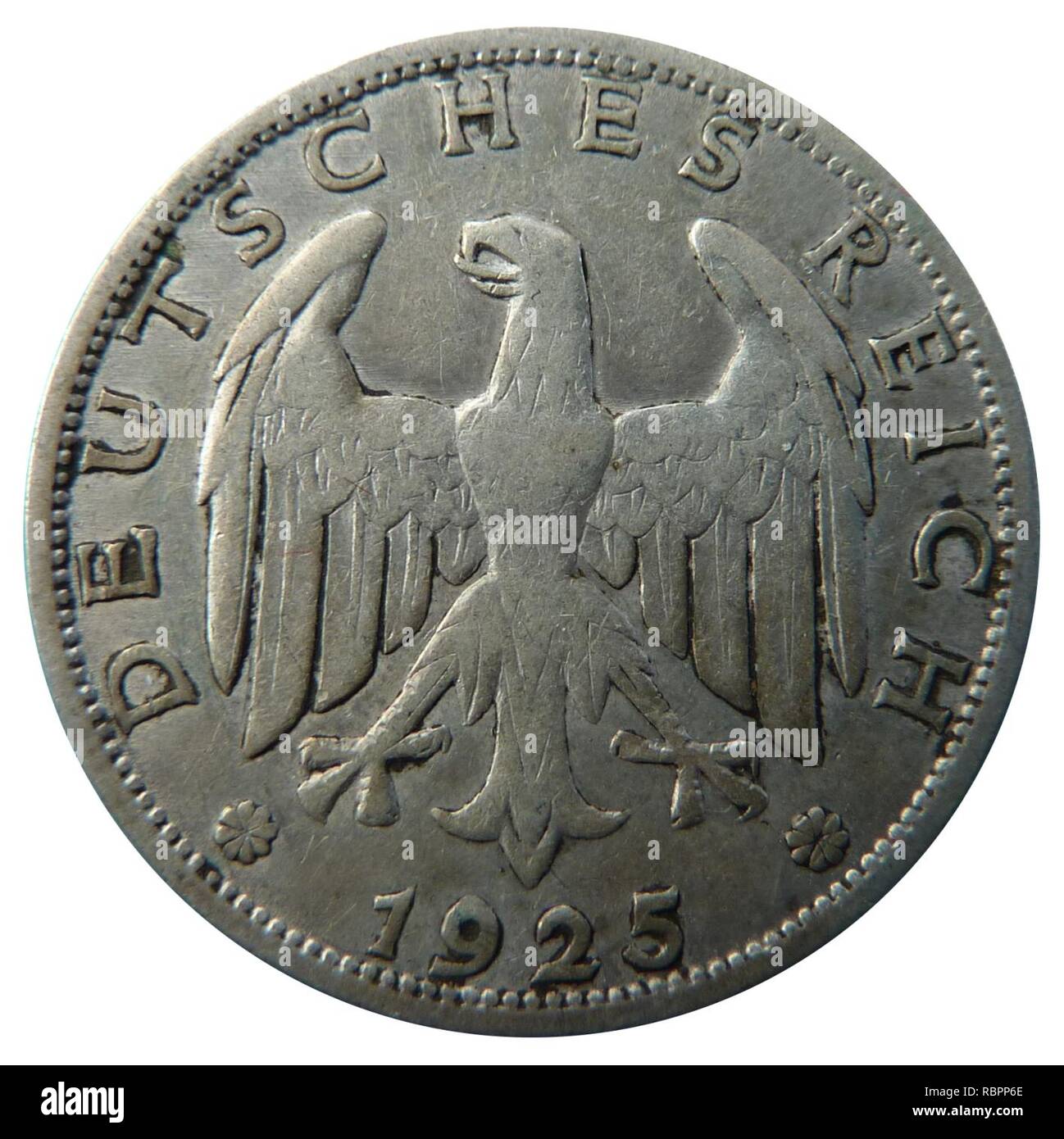 1 Reichsmark 1925 RS Stock Photo - Alamy