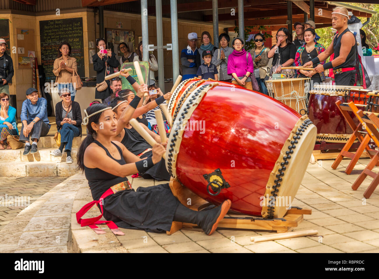 Taiko Drummers, Japanese Drummers Stock Photo - Alamy