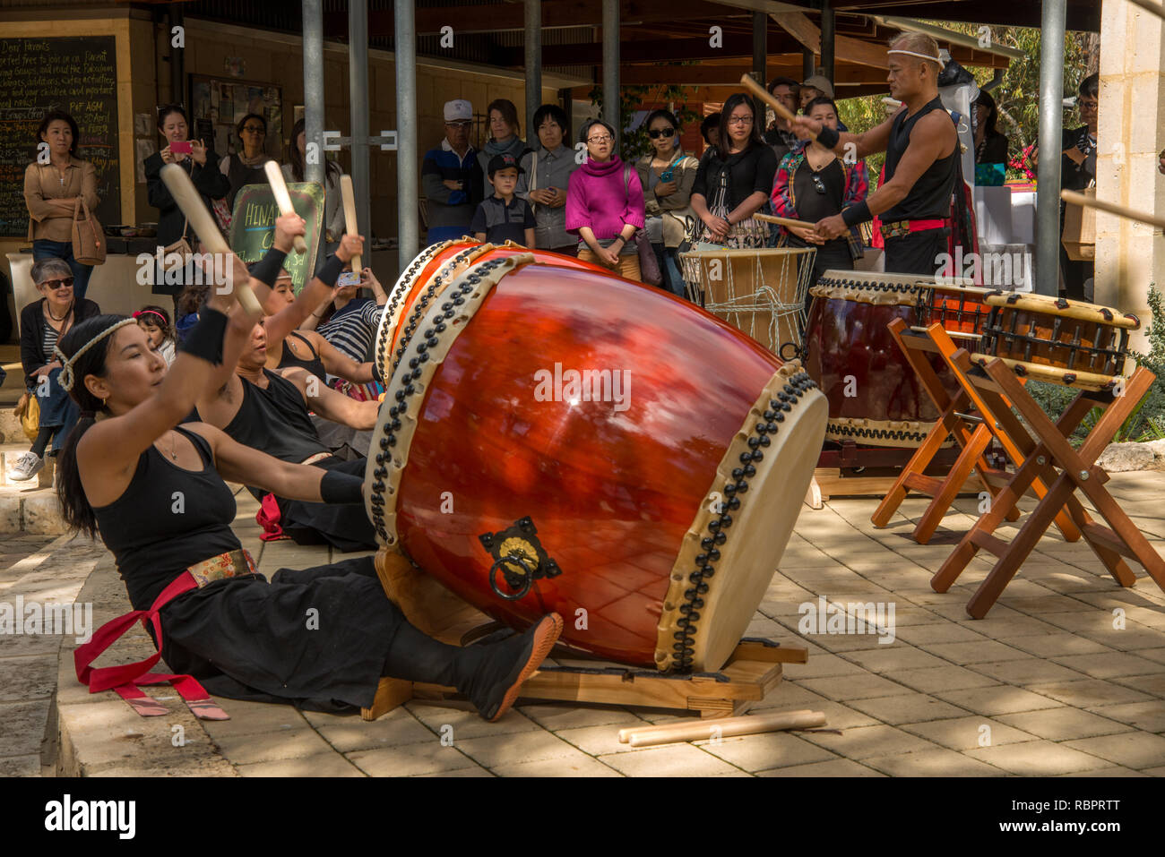 Taiko Drummers, Japanese Drummers Stock Photo - Alamy