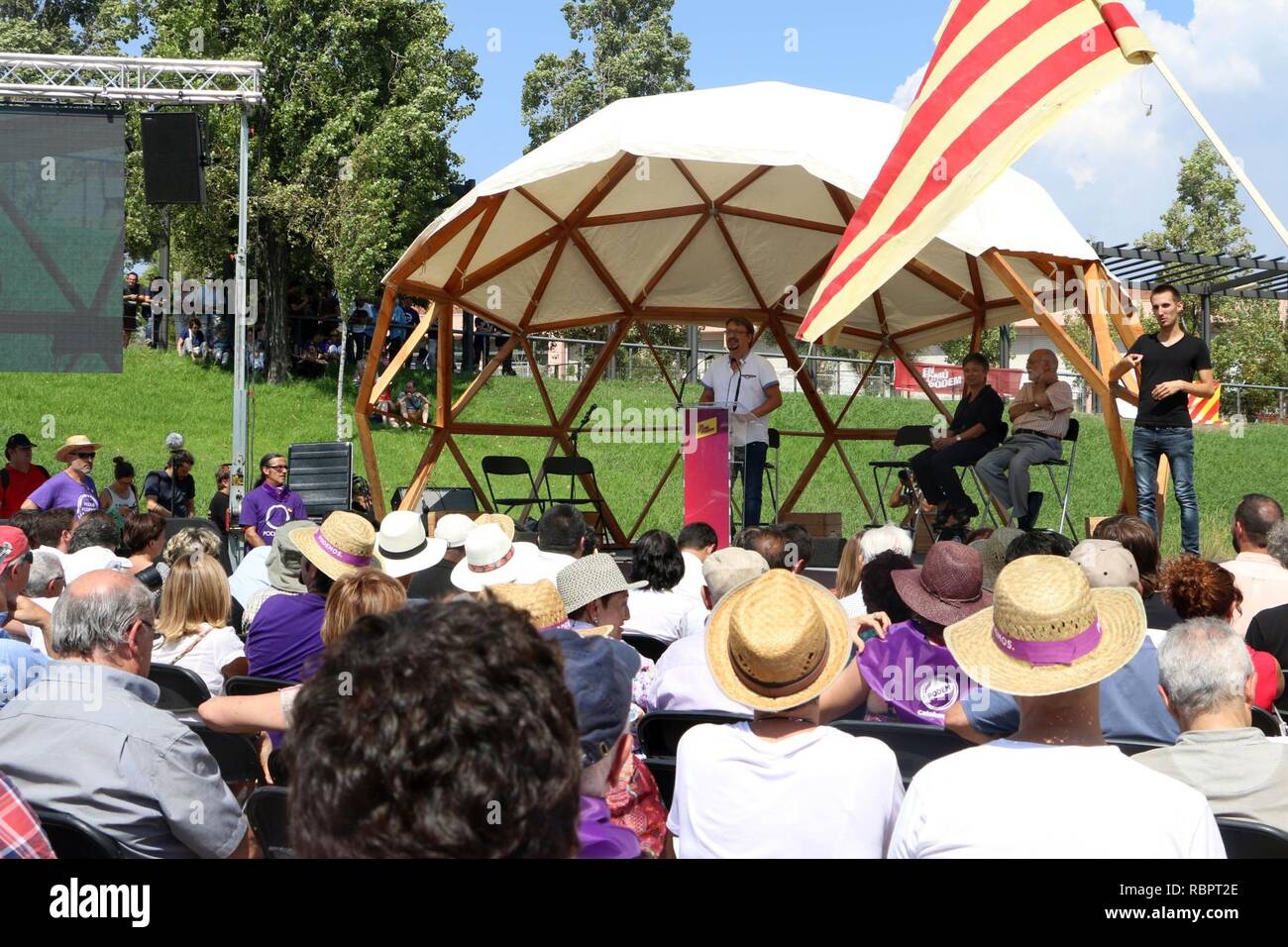 11 de setembre, per un catalanisme popular (12 Stock Photo - Alamy