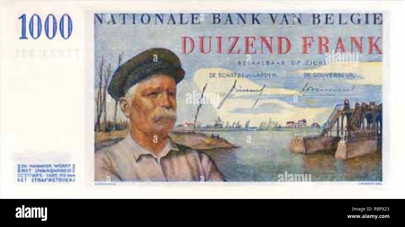 1000 franc note hi-res stock photography and images - Alamy