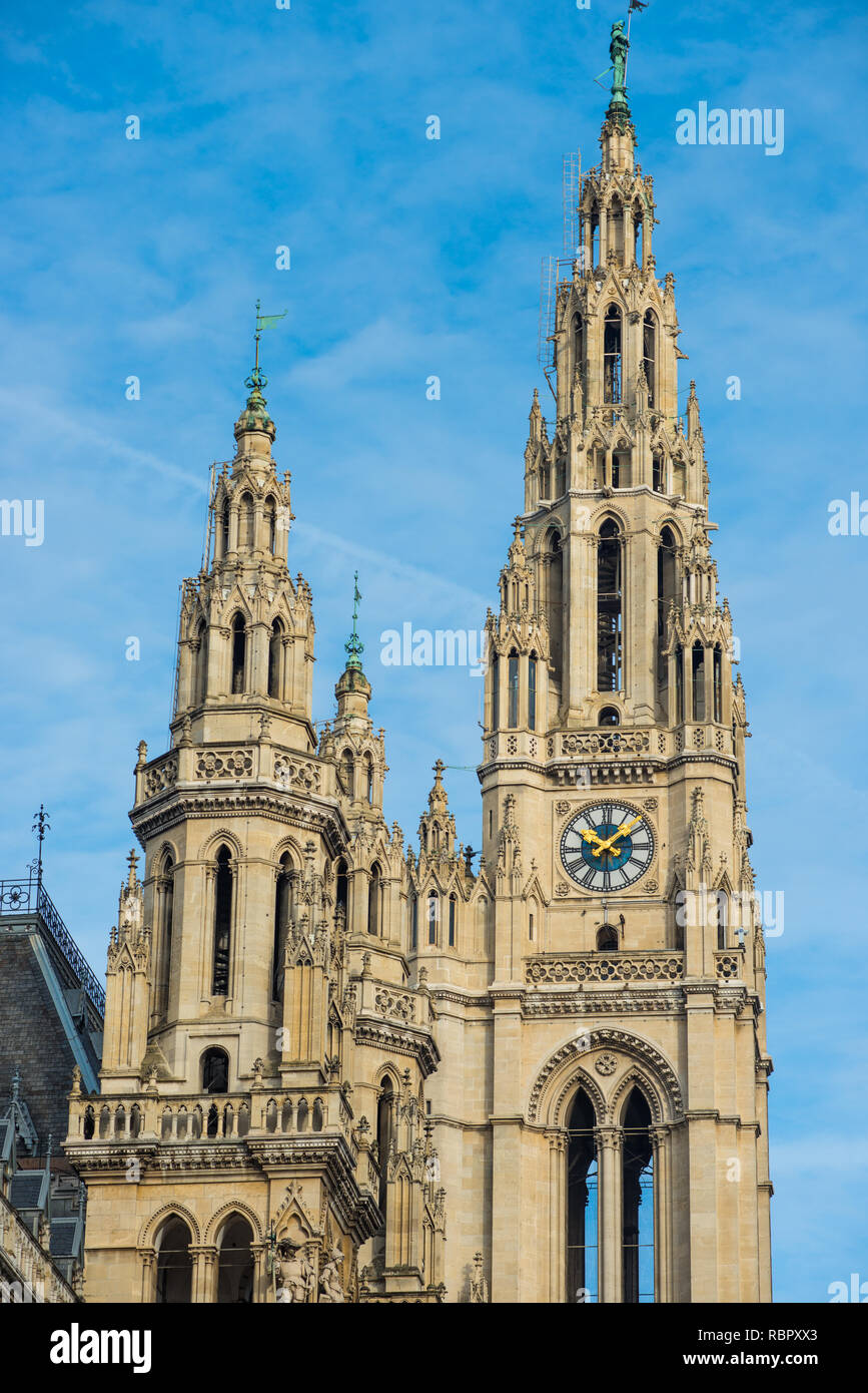 Neues Rathaus (City Hall) building, Vienna, Austria Stock Photo - Alamy