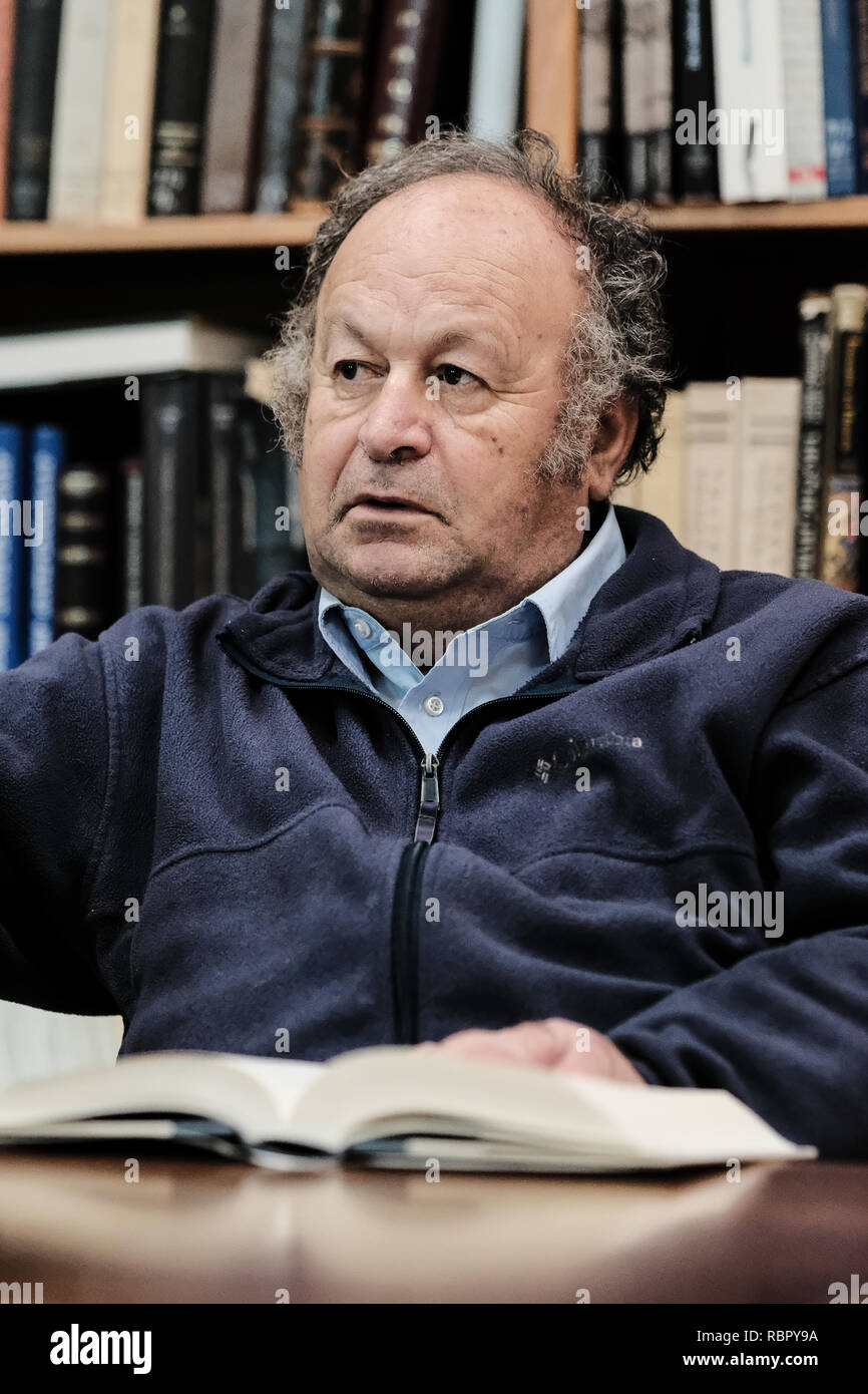 Historian and author GEORGE HINTLIAN is portrayed in the Calouste ...