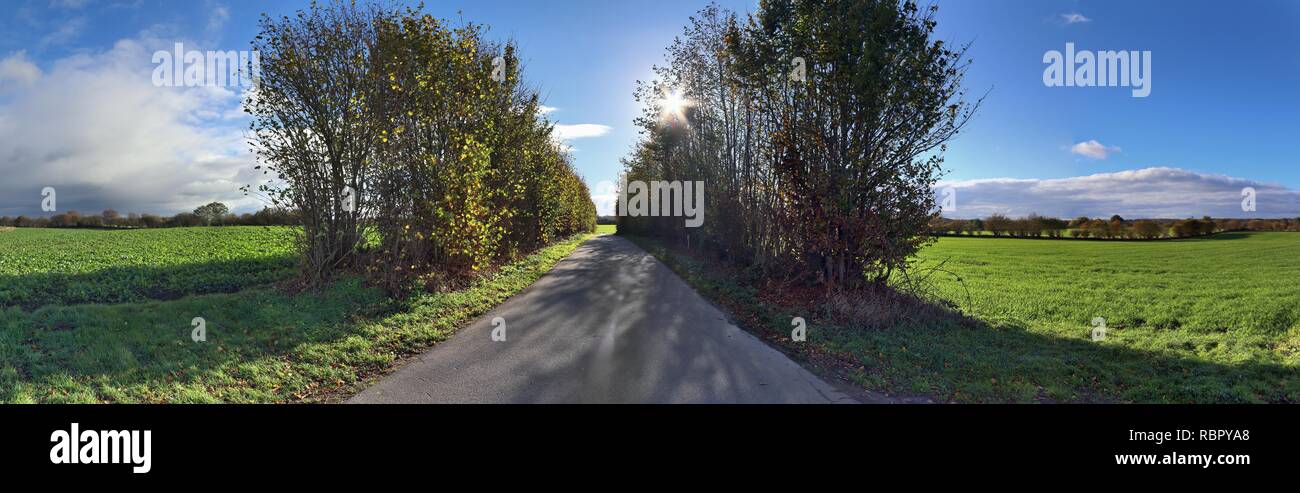 Beautiful high resolution landscape panorama somewhere in northern ...