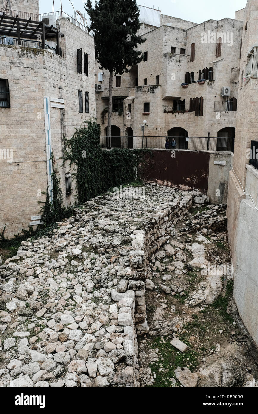 The Broad Wall is an ancient defensive wall, seven meters thick, in ...