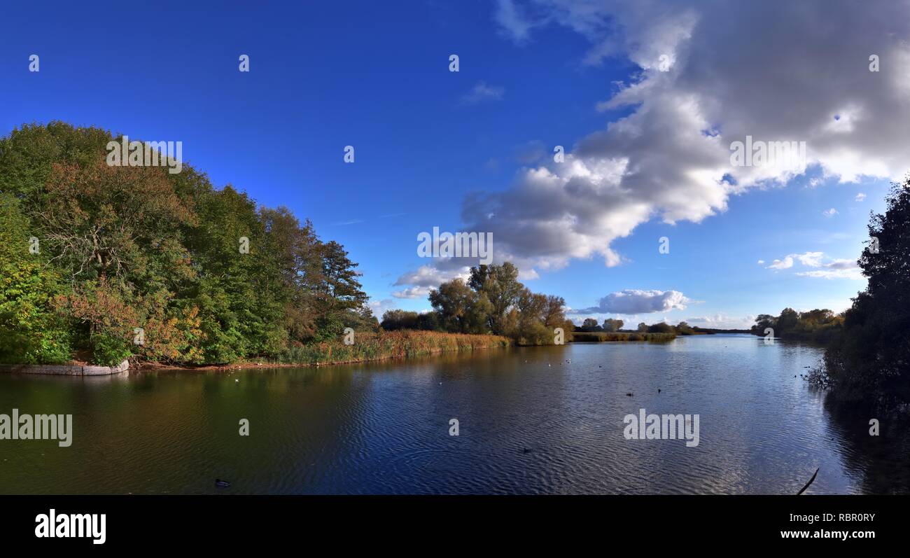 Beautiful high resolution landscape panorama somewhere in northern ...