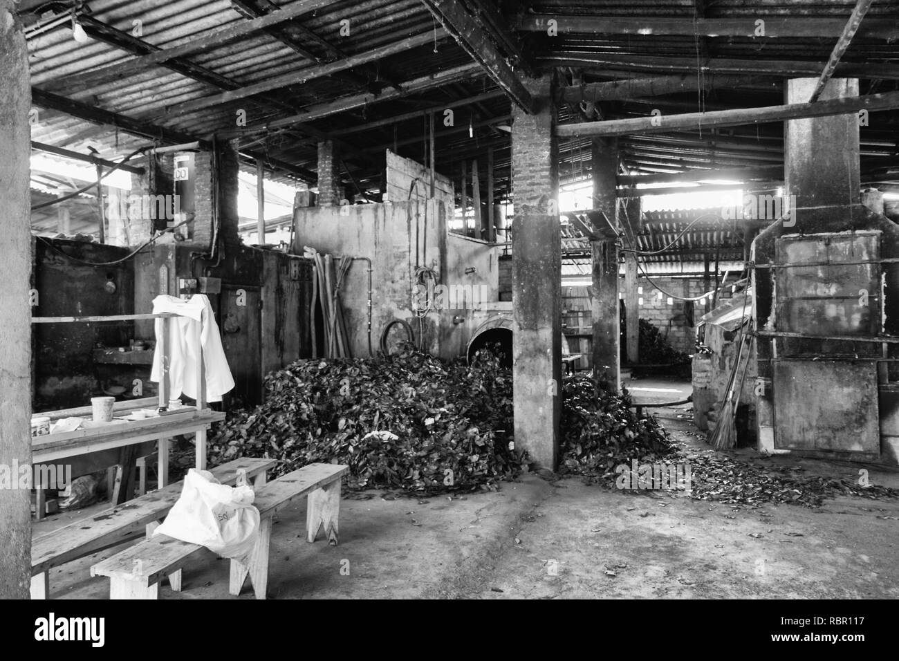 A old oil factory in Sri Lanka Stock Photo - Alamy