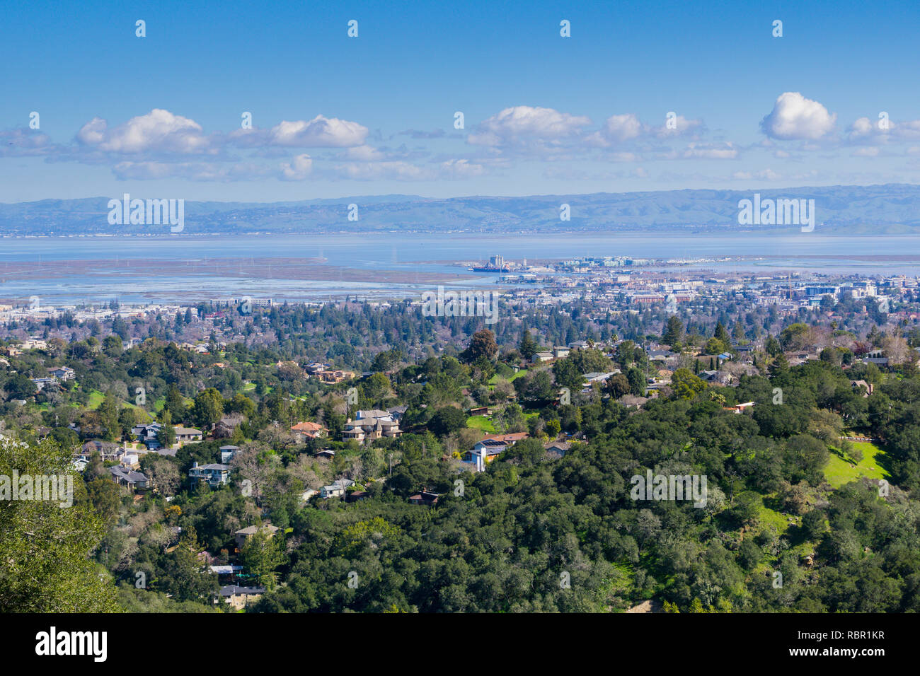 Redwood city aerial hi-res stock photography and images - Alamy