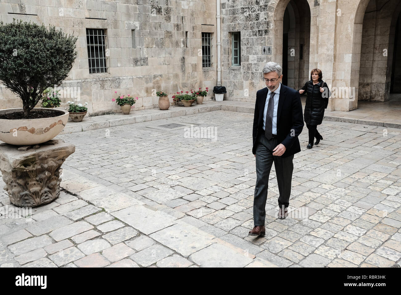 The Consul General of France in Jerusalem, PIERRE COCHARD, visits the ...
