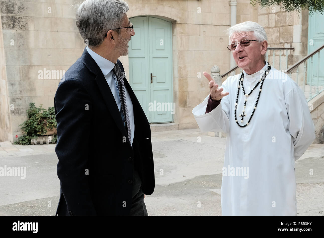 The Consul General of France in Jerusalem, PIERRE COCHARD, visits the ...