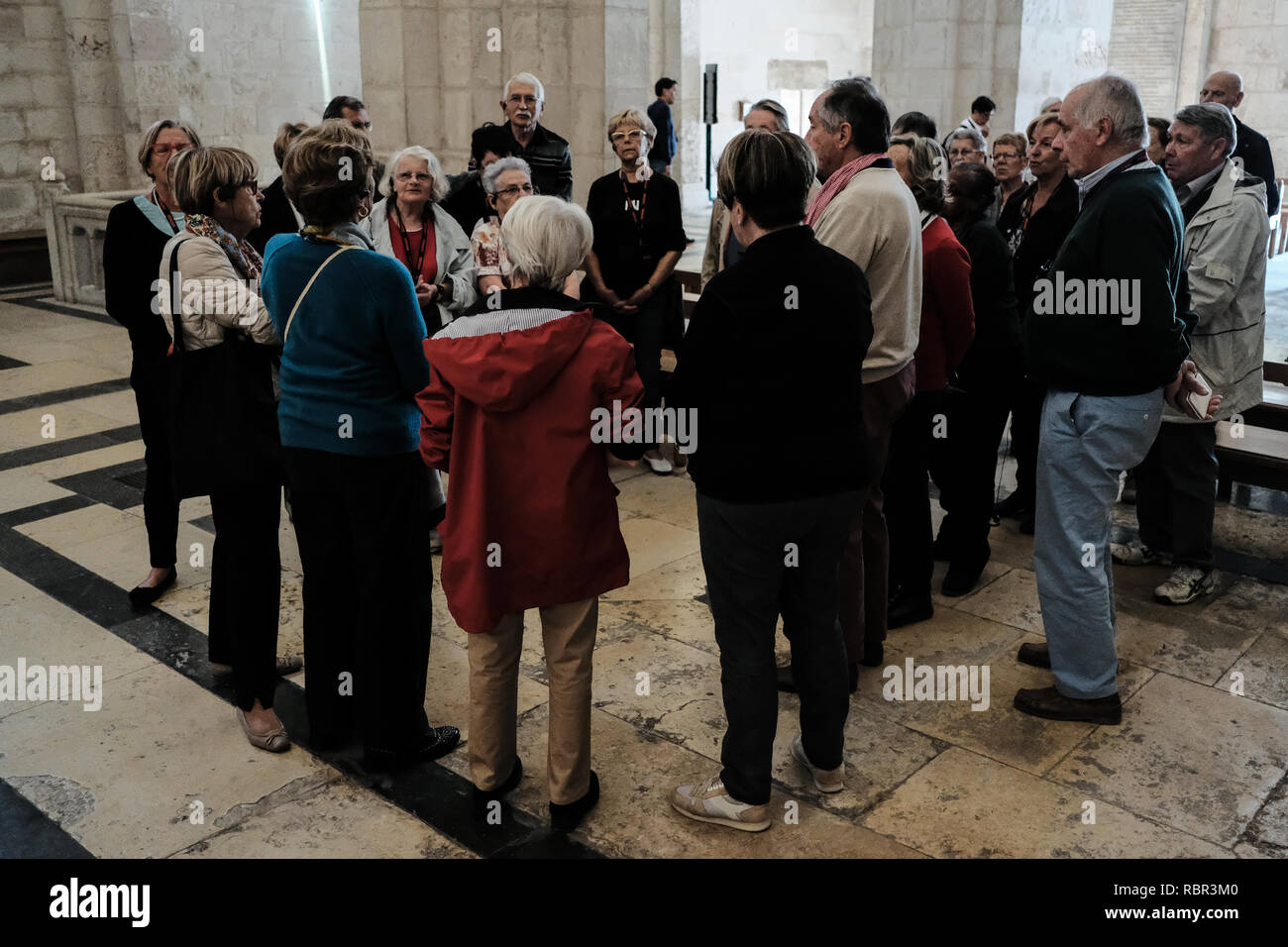Visitors sing and worship as the Consul General of France in Jerusalem ...